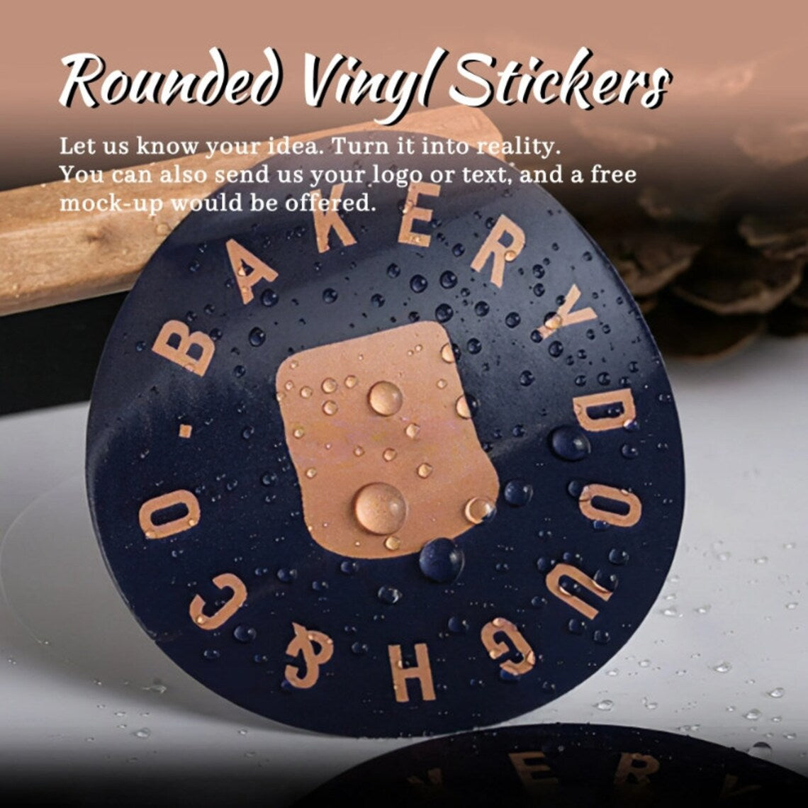Personalized PVC Round Labels, Custom Labels, Waterproof Vinyl Sticker ...